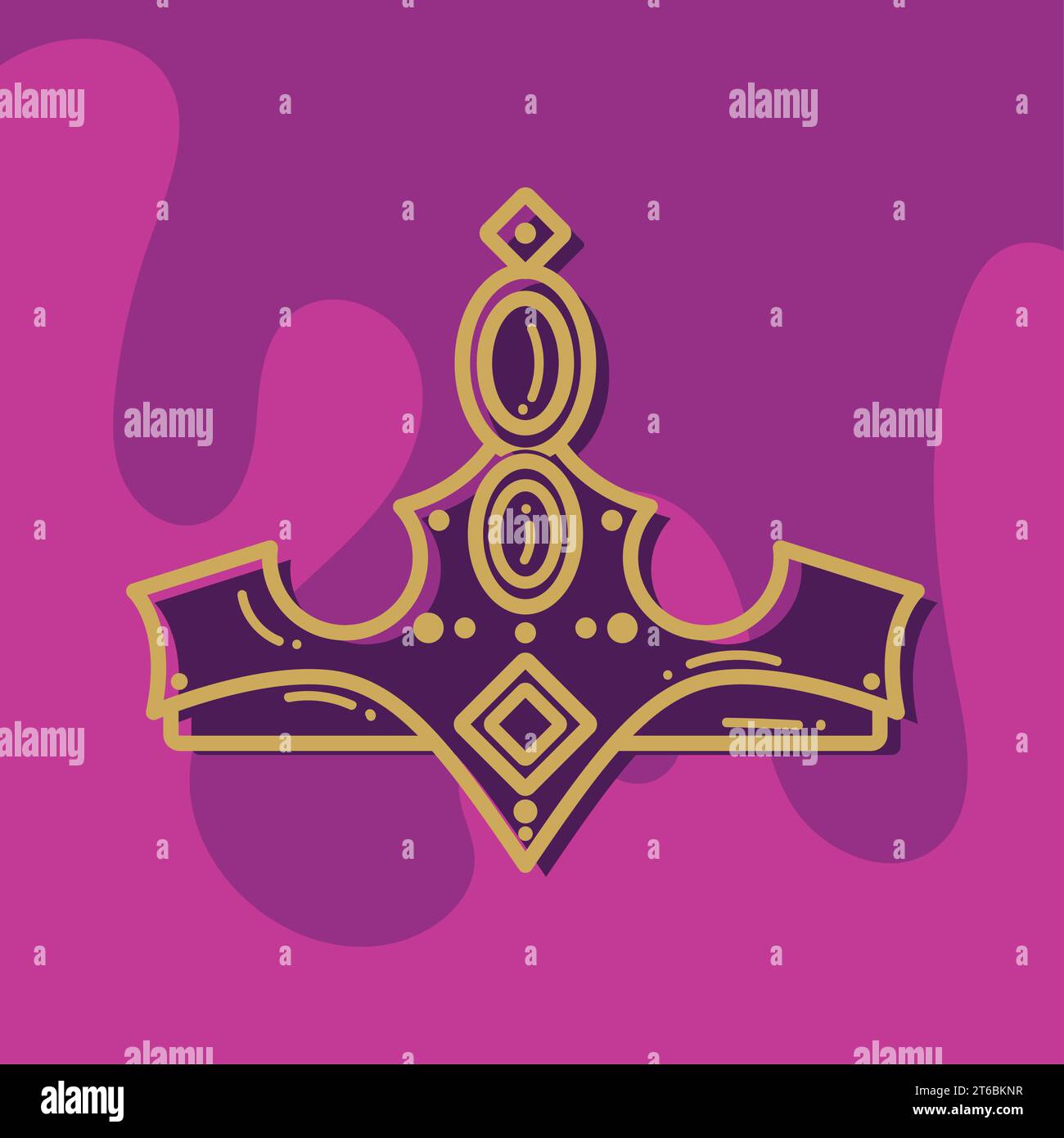Isolated crown icon Royalty icon Vector Stock Vector Image & Art - Alamy