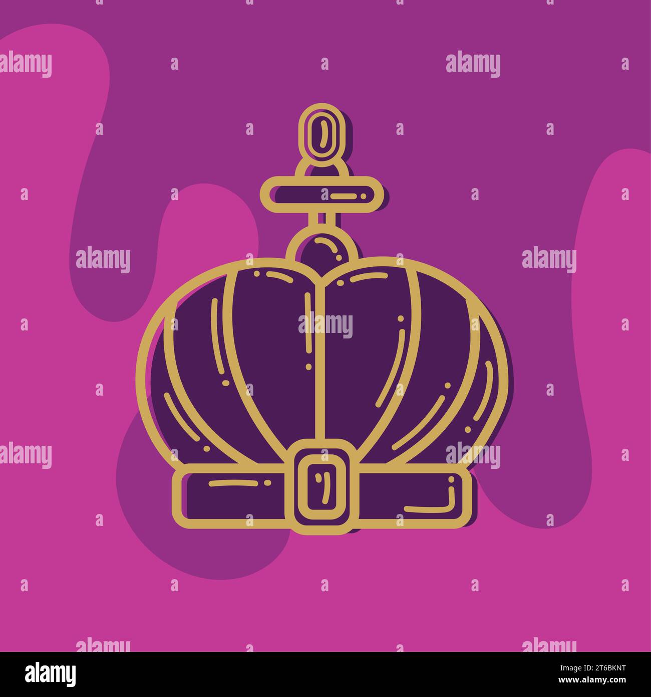 Isolated crown icon Royalty icon Vector Stock Vector Image & Art - Alamy