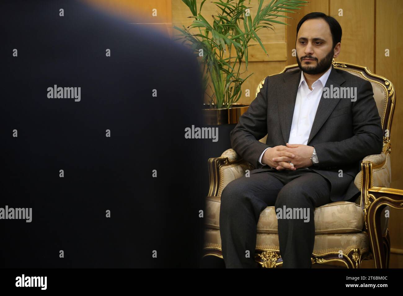 Tehran, Iran. 9th Nov, 2023. Iranian government spokesman ALI BAHADORI ...
