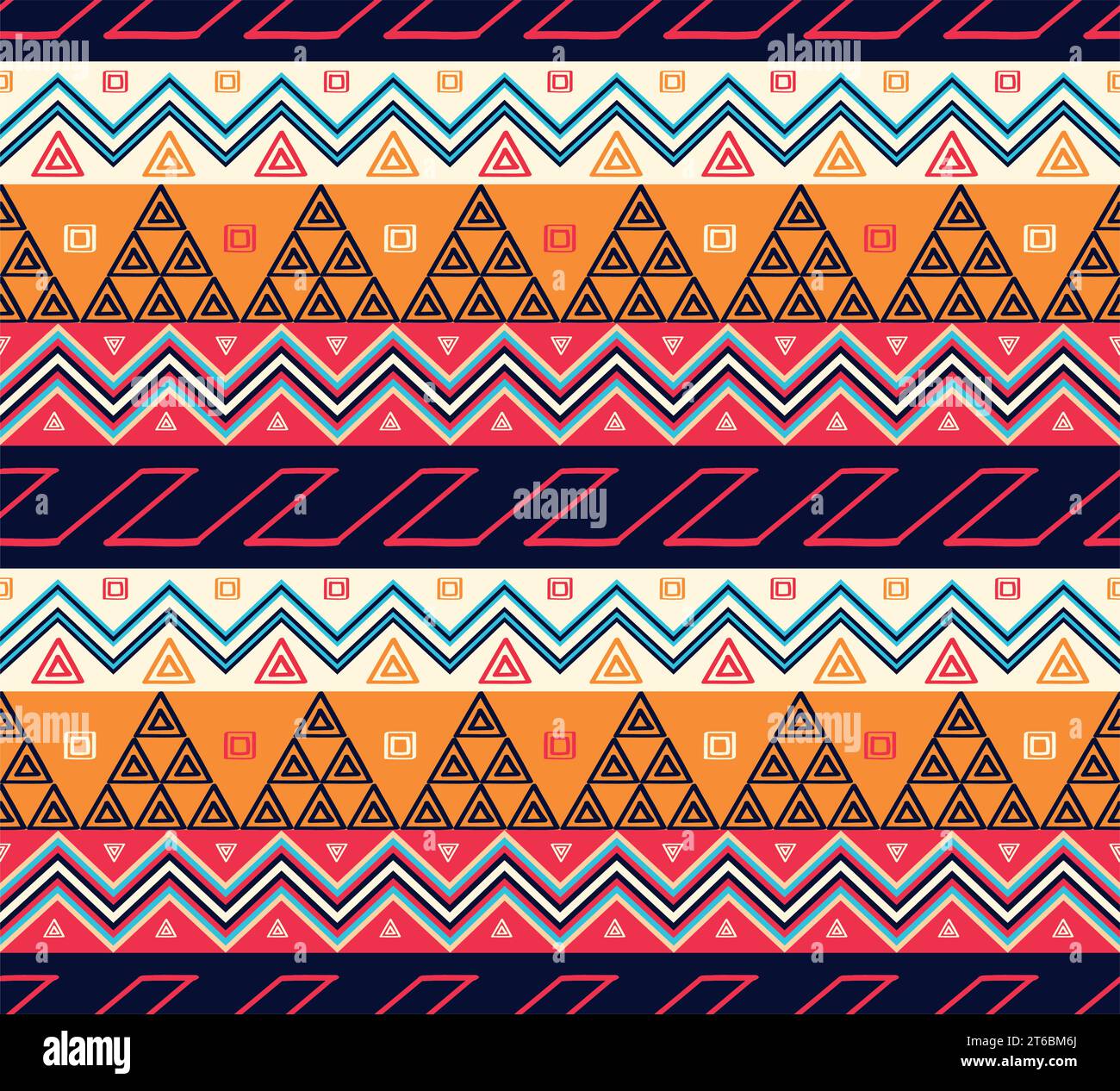 Beautiful ancient native american indigenous seamless art Stock Vector ...
