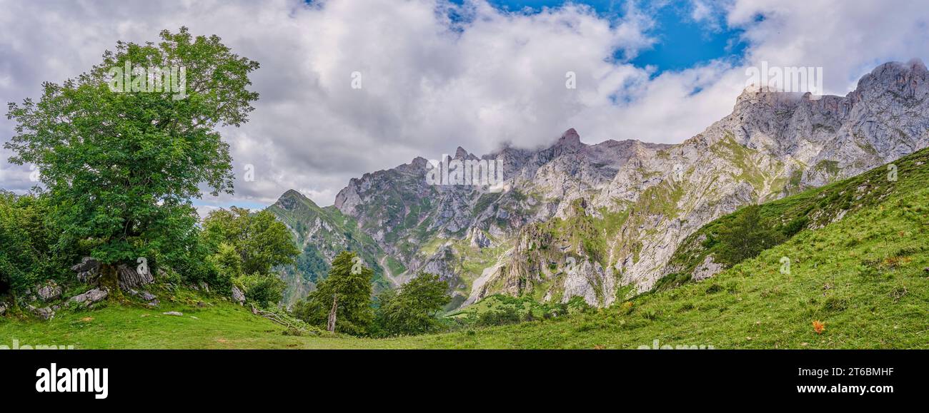 Picos de Europa National Park, located in the north of the Iberian ...