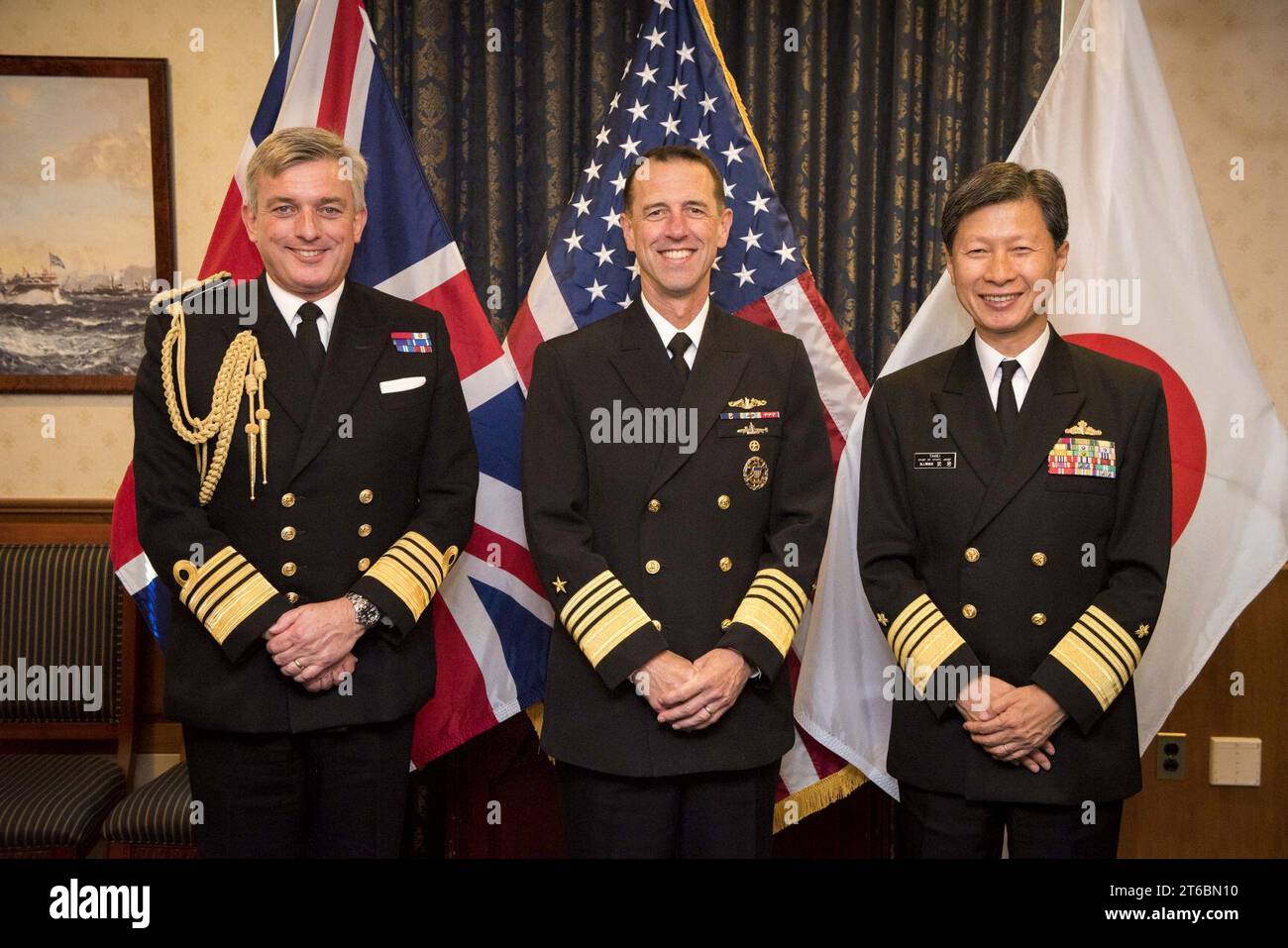 USNavy Royal Navy Japan Maritime Self-Defence Force Stock Photo - Alamy