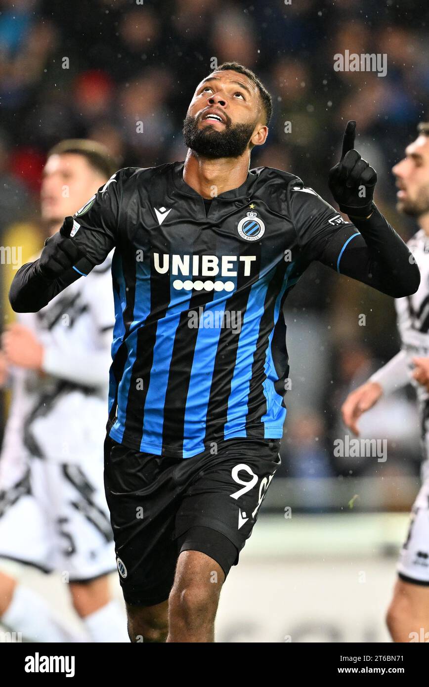 Brugge, Belgium. 09th Nov, 2023. Igor Thiago (99) of Club Brugge ...