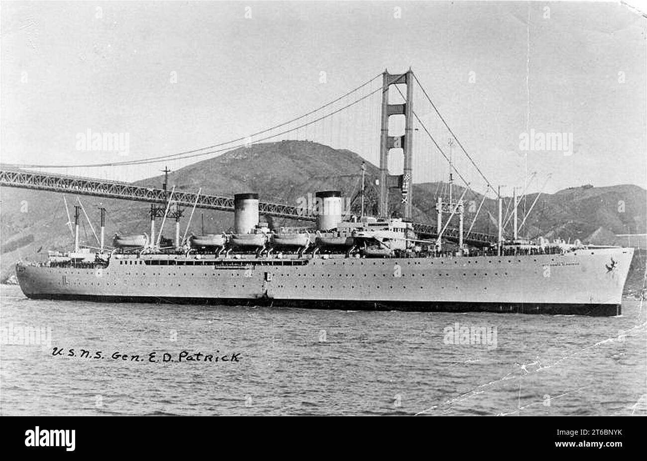 USNS General Edwin D. Patrick (T-AP-124 Stock Photo - Alamy