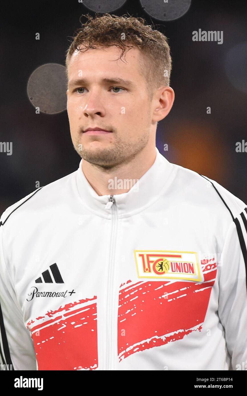 Naples, Italy. 8 Nov, 2023. Paul Jaeckel of 1. FC Union Berlin during ...
