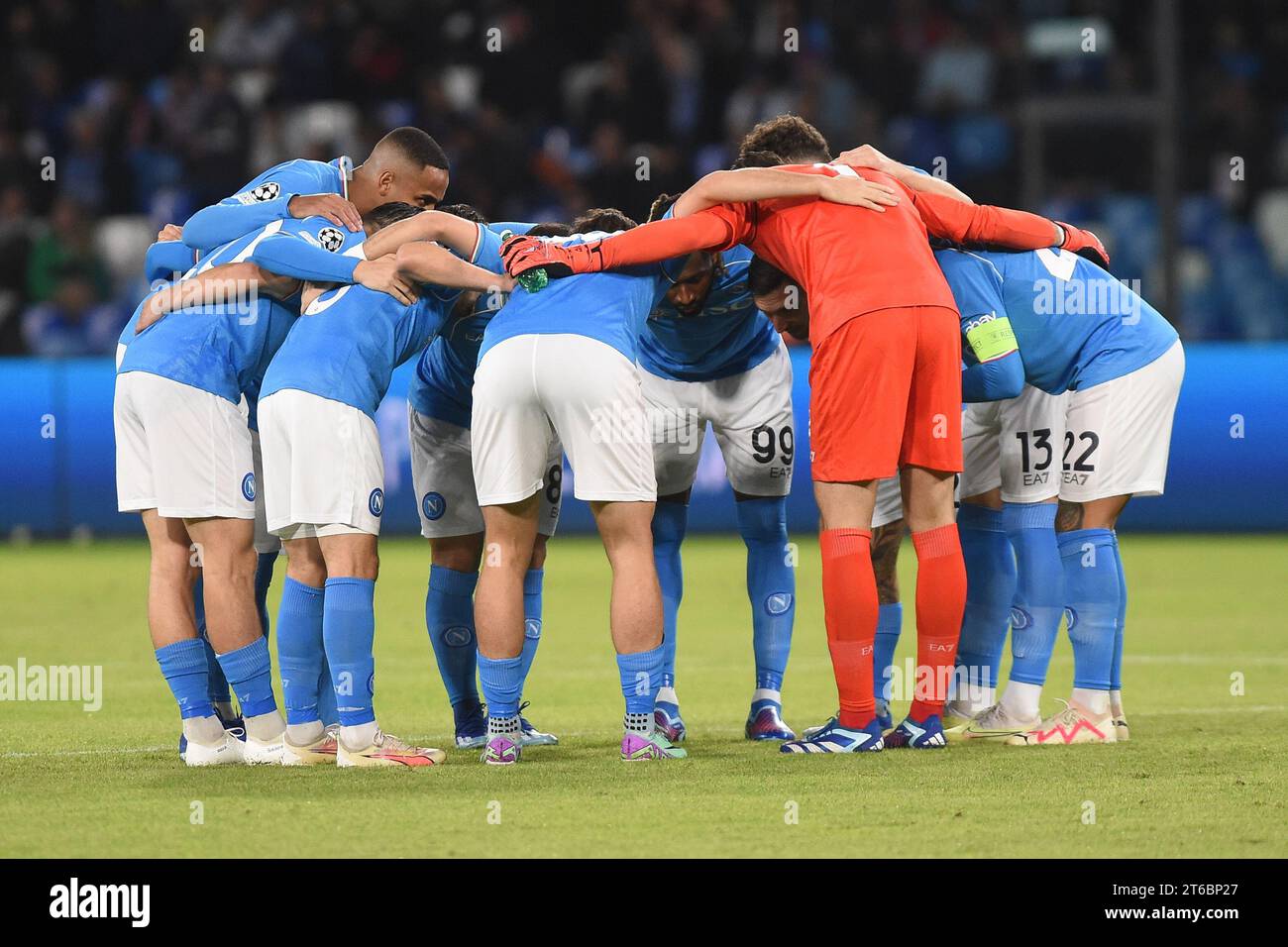 Naples, Italy. 8 Nov, 2023. Player of SSC Napoli during the Uefa ...