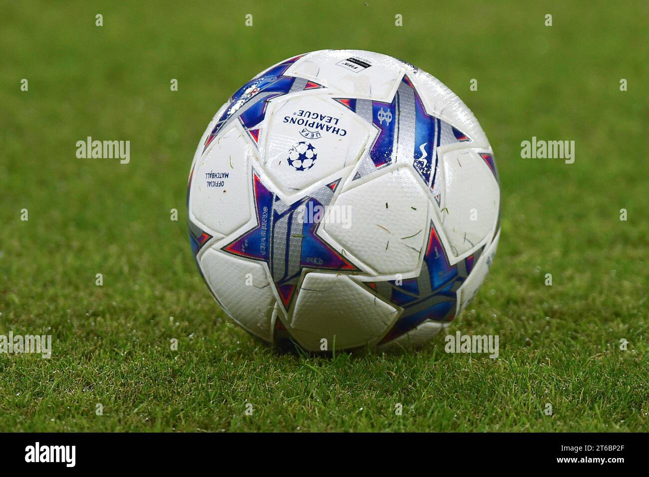 Naples, Italy. 8 Nov, 2023. Close Up of UEFA Champions League Match ...