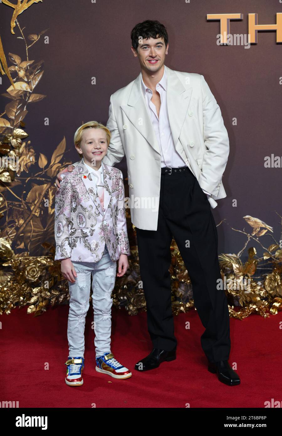 London, UK. November 9th, 2023. Dexter Sol Ansell and Tom Blyth ...