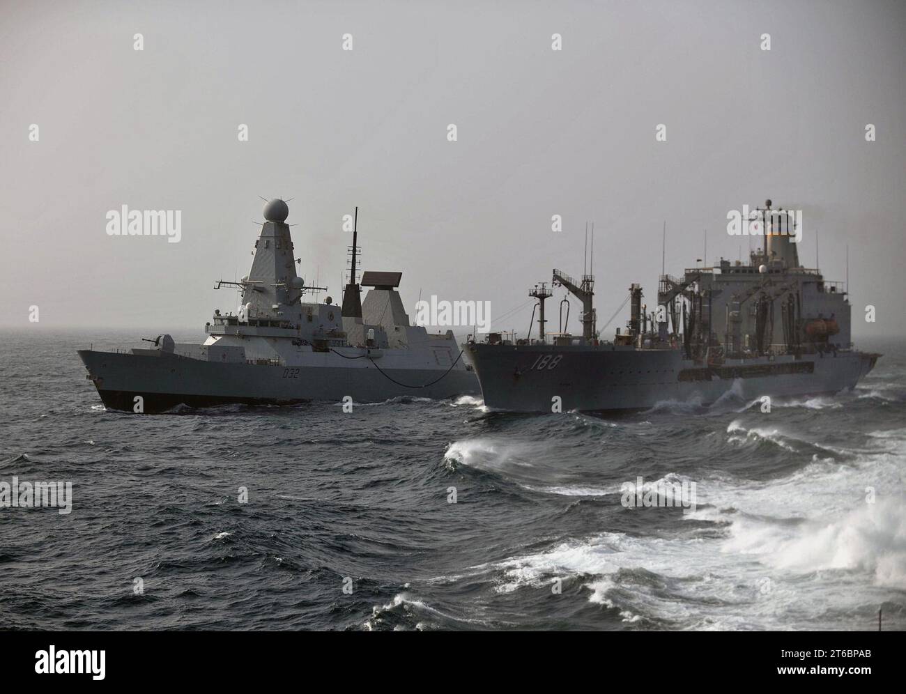USNS Joshua Humphreys replenish at sea Stock Photo - Alamy
