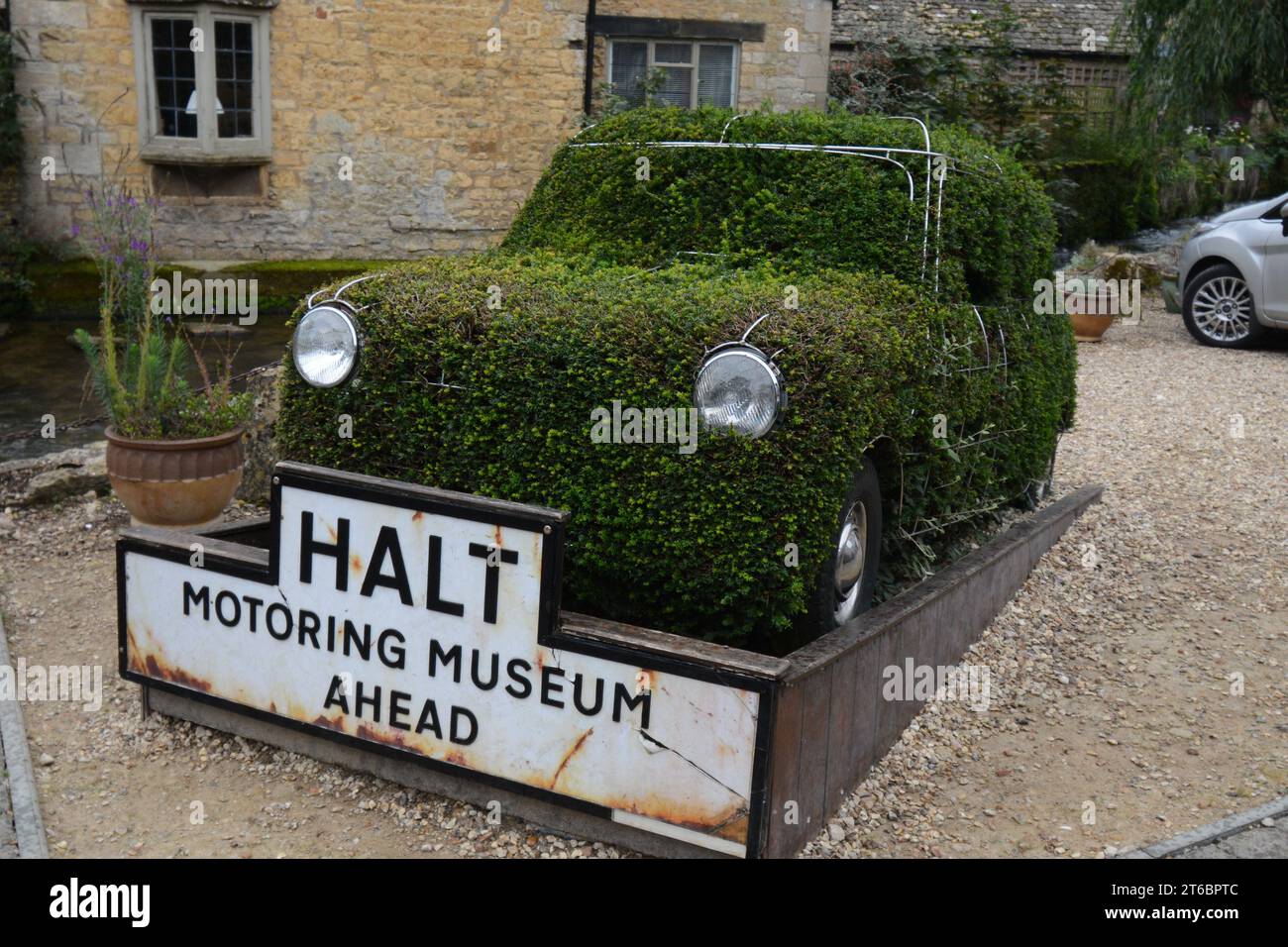 Bourton on the Water car museum in the Cotswolds England UK famous old ...