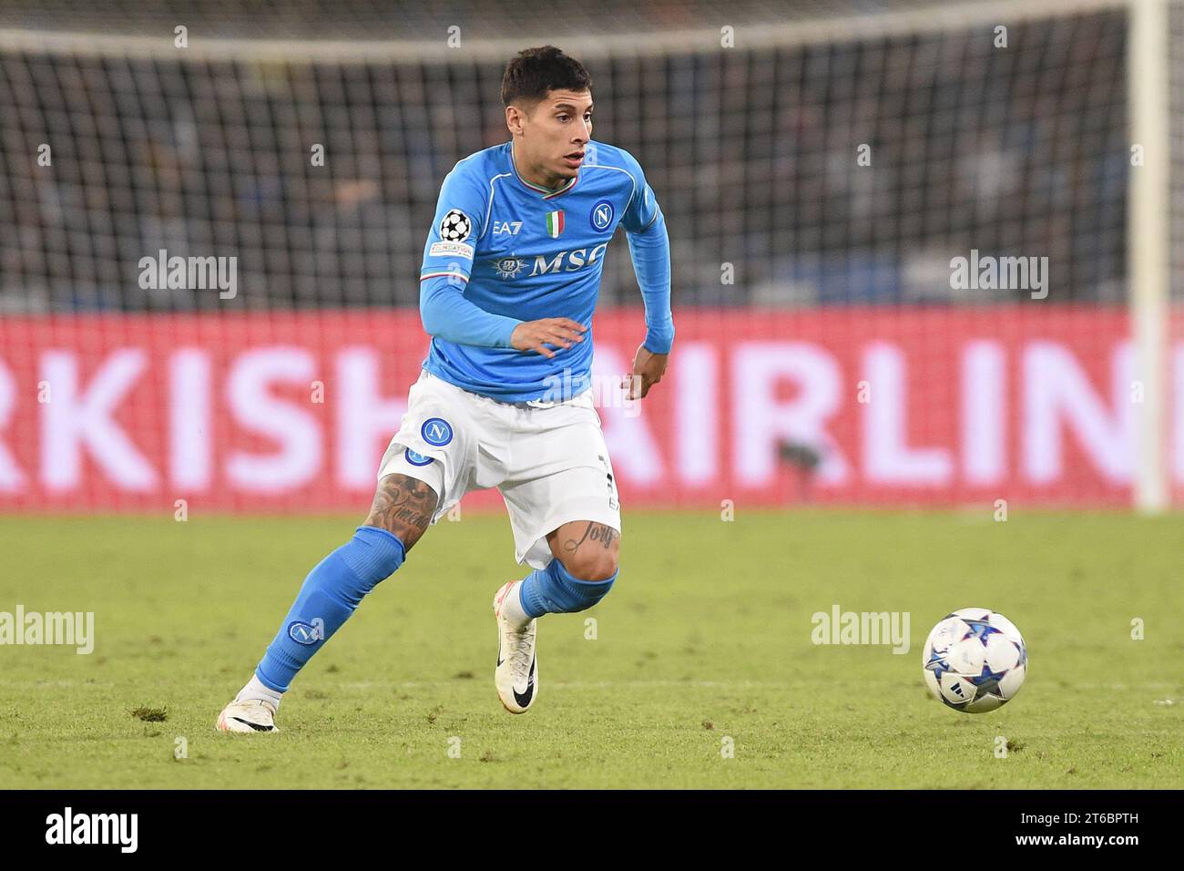 Naples, Italy. 8 Nov, 2023. Mathias Olivera of SSC Napoli during the ...