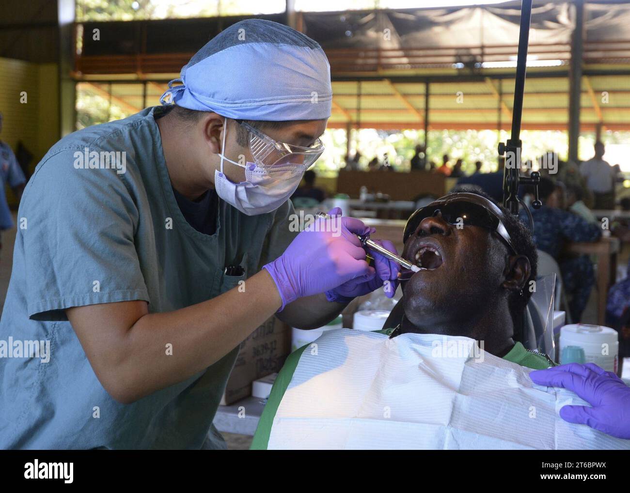 USNS Mercy crew holds community health engagement in Kokopo during ...