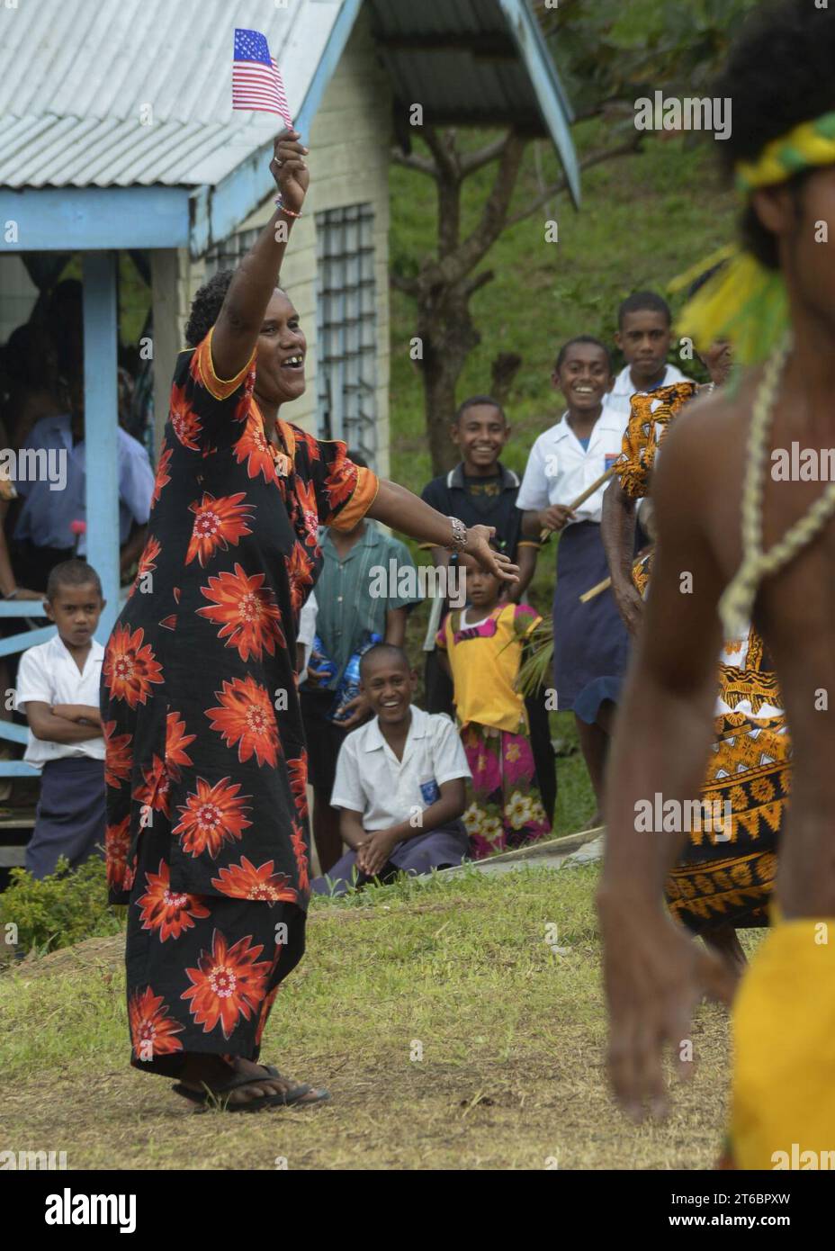 USNS Mercy crew participates in ribbon cutting ceremony for the Viani ...