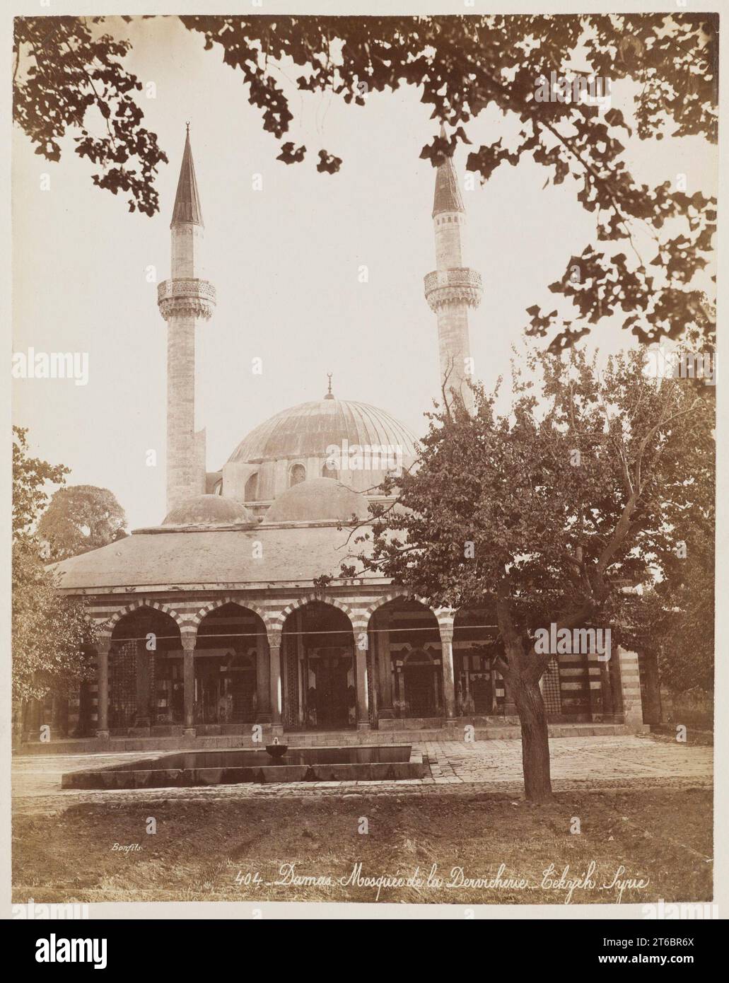 Damascus mosque 19th century hi-res stock photography and images - Alamy
