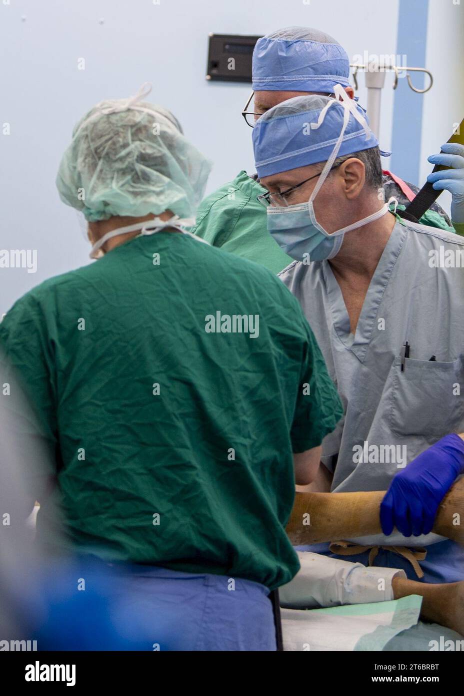 USNS Mercy Sailors Prepare Patient for Surgery (49833486553 Stock Photo ...