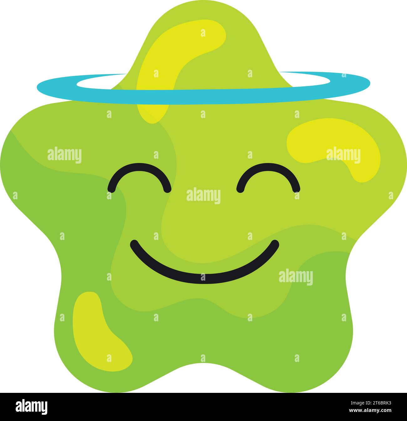 Isolated happy cute star shape emoji Vector Stock Vector Image & Art ...