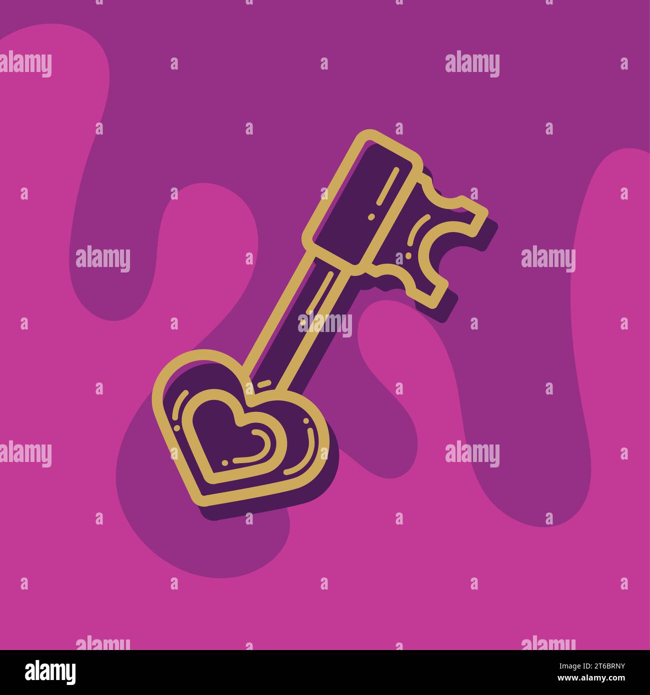 Isolated old castle key Royalty icon Vector Stock Vector Image & Art ...