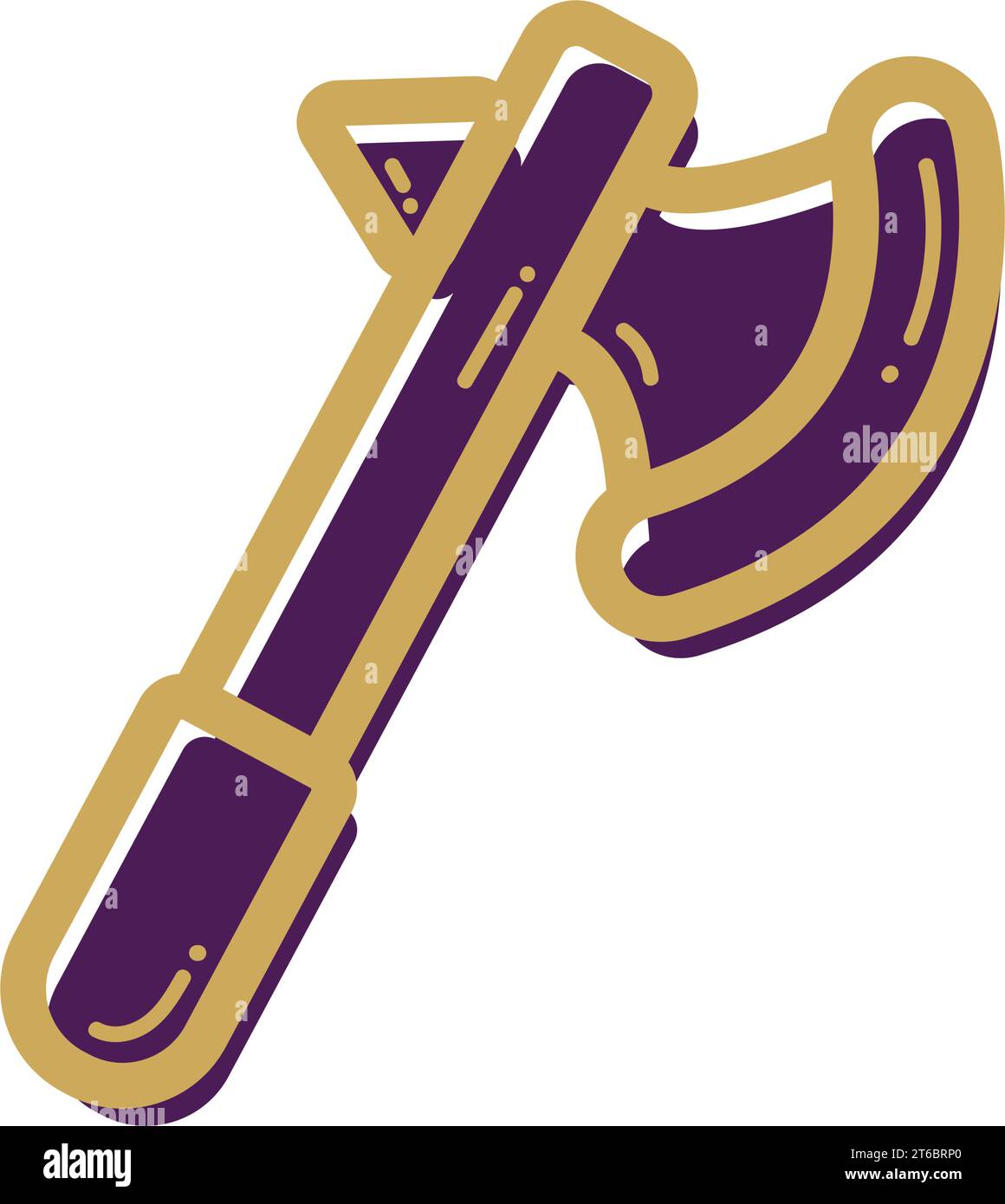 Isolated axe icon MEdieval weapon Vector Stock Vector Image & Art - Alamy