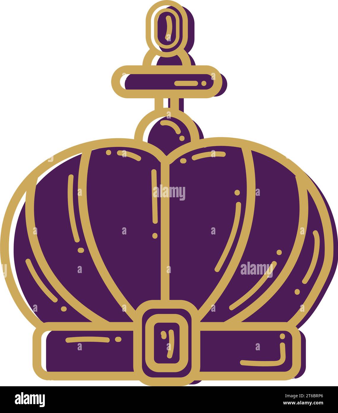 Isolated crown icon Royalty icon Vector Stock Vector Image & Art - Alamy