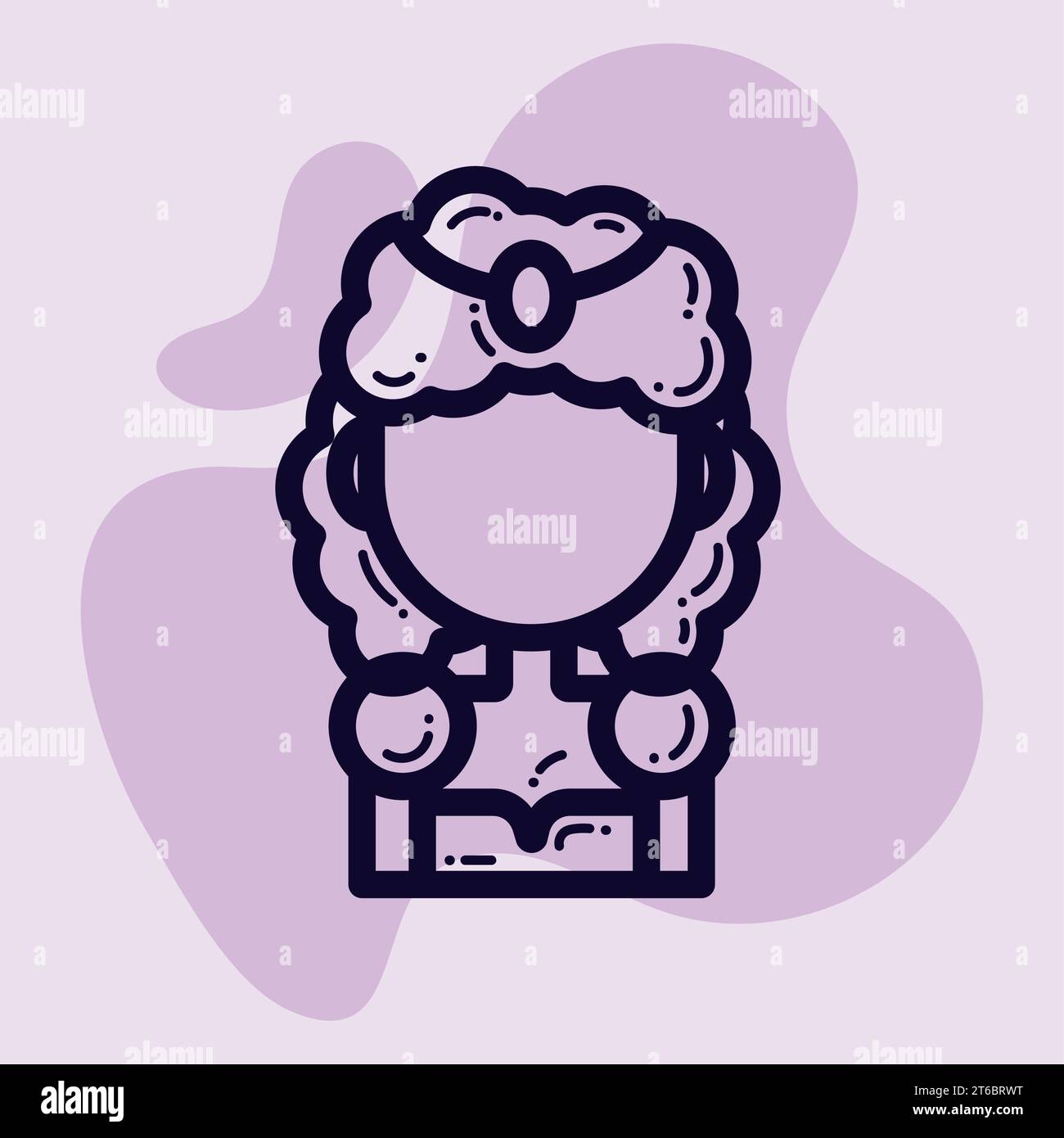 ISolated princess icon Royalty icon Vector Stock Vector Image & Art - Alamy