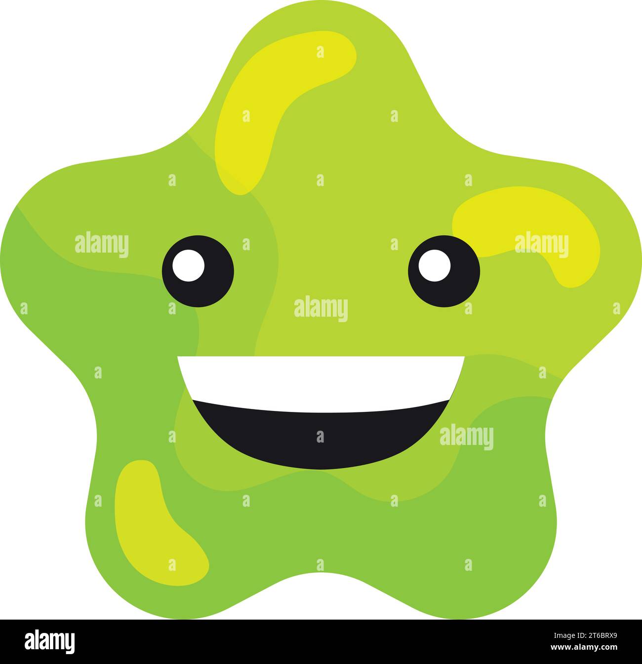 Isolated happy cute star shape emoji Vector Stock Vector Image & Art ...