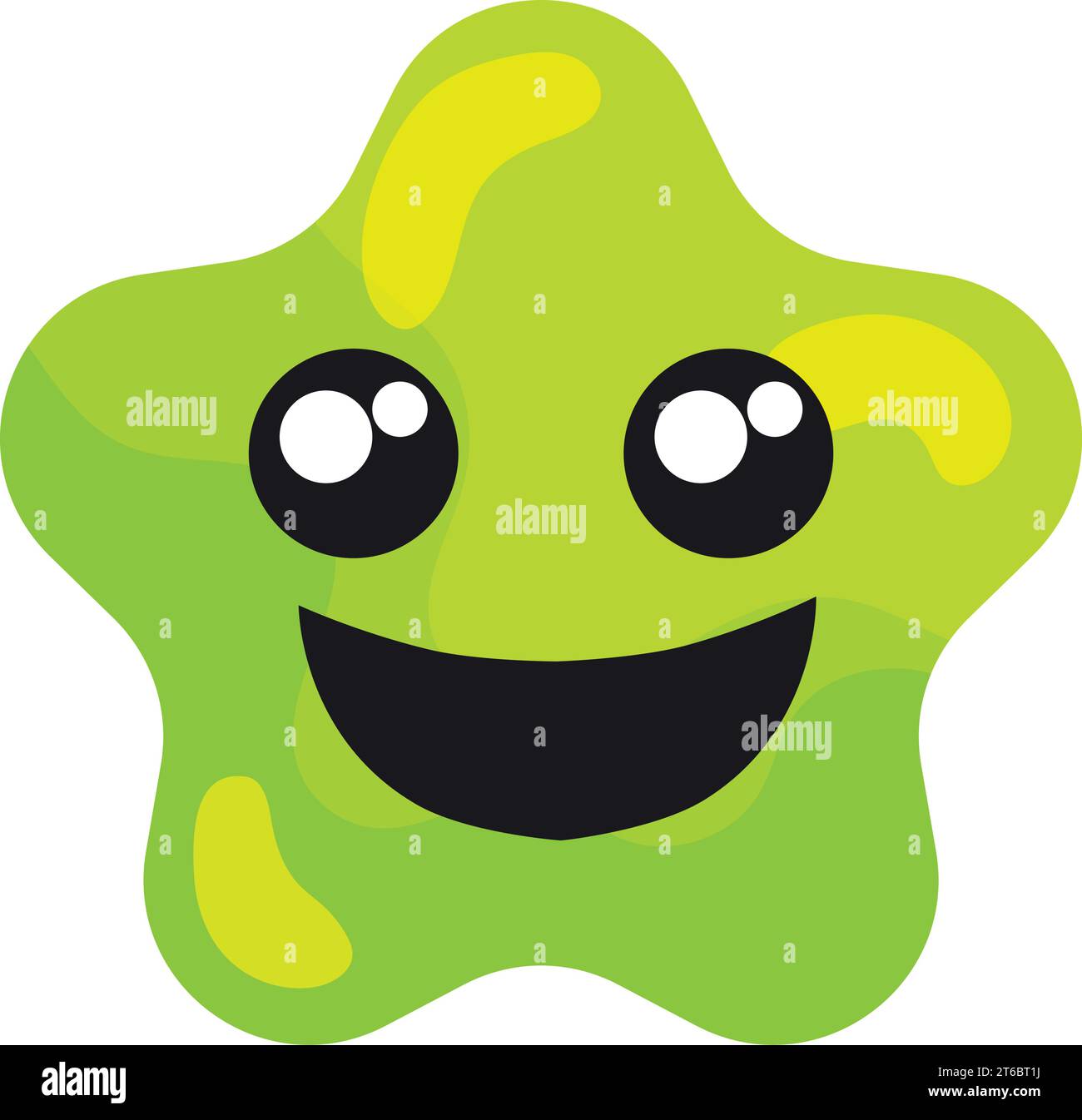Isolated happy cute star shape emoji Vector Stock Vector Image & Art ...