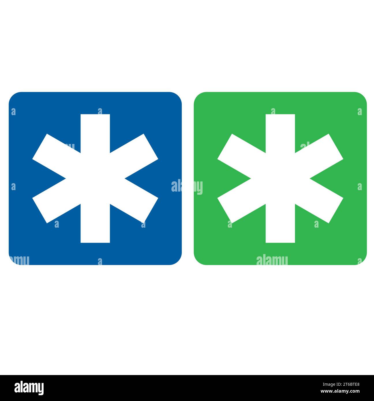 Paramedic sign on green and blue background with copy space Stock ...