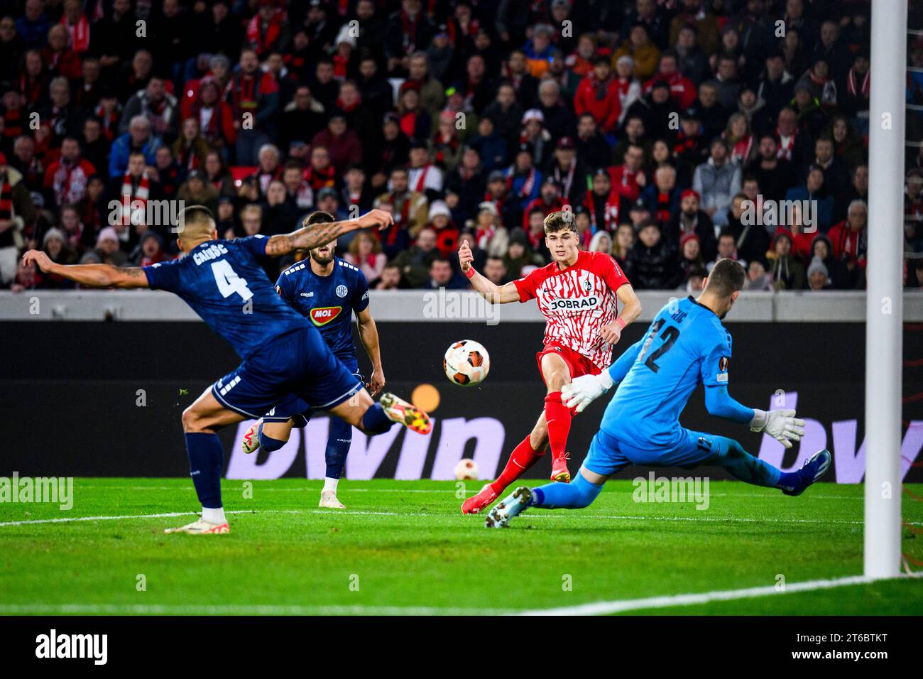 Freiburg Im Breisgau, Germany. 09th Nov, 2023. Soccer: Europa League ...