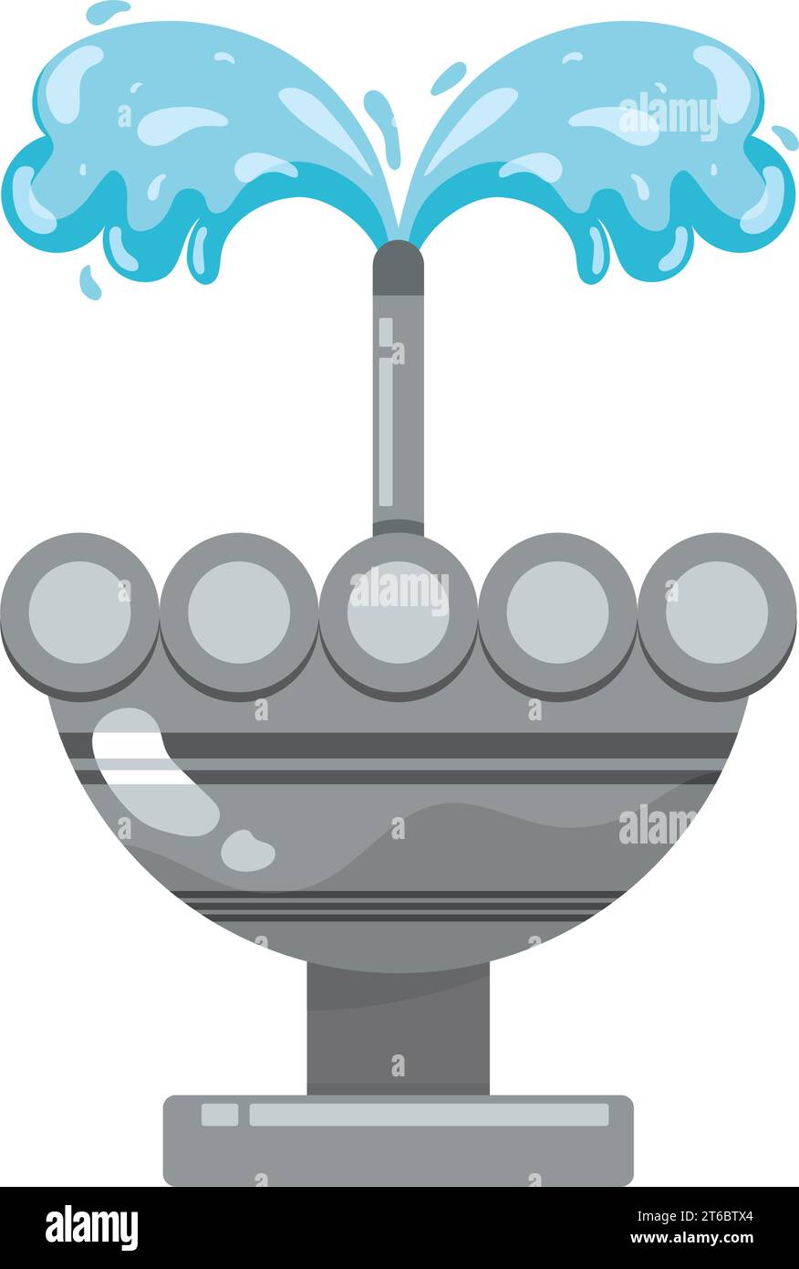 Isolated colored water fountain icon Vector Stock Vector Image & Art ...