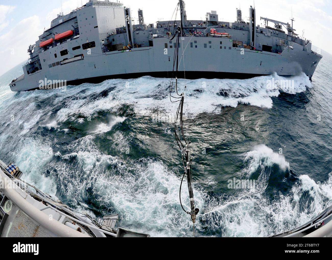 USNS Washington Chambers conducts a replenishment-at-sea. (8294521818 ...