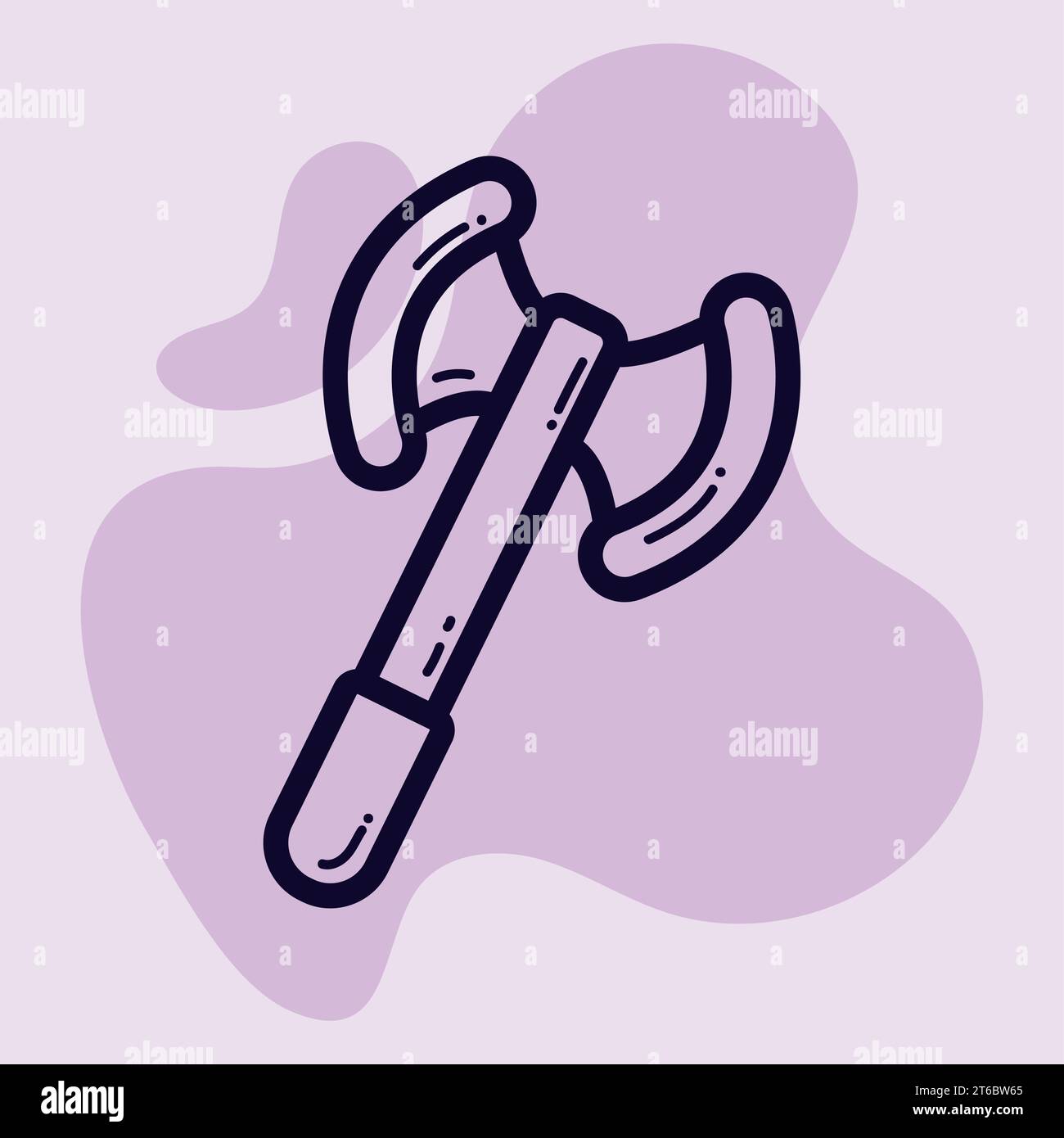 Isolated axe icon MEdieval weapon Vector Stock Vector Image & Art - Alamy