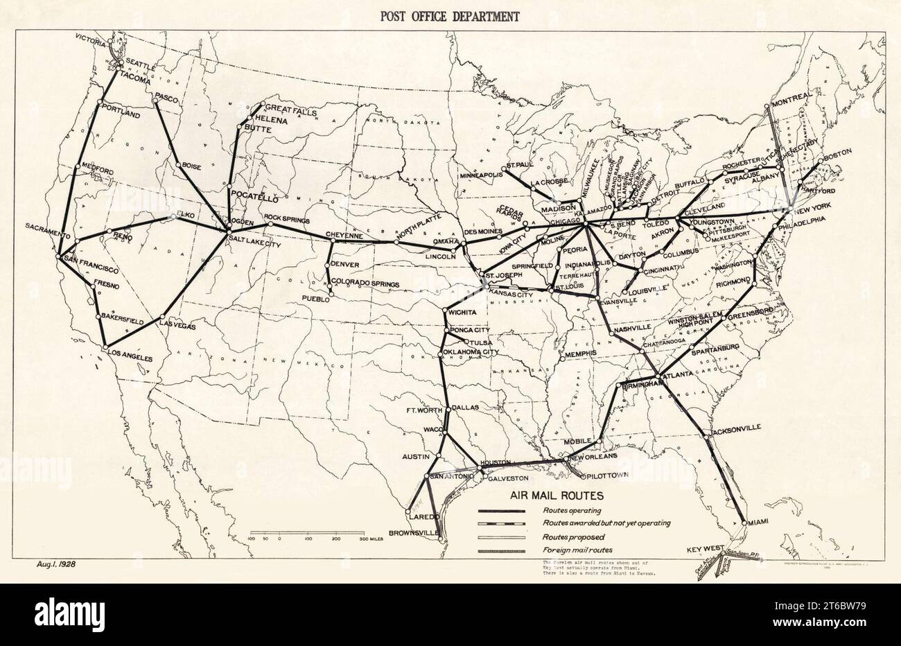 Mail route map hi-res stock photography and images - Alamy