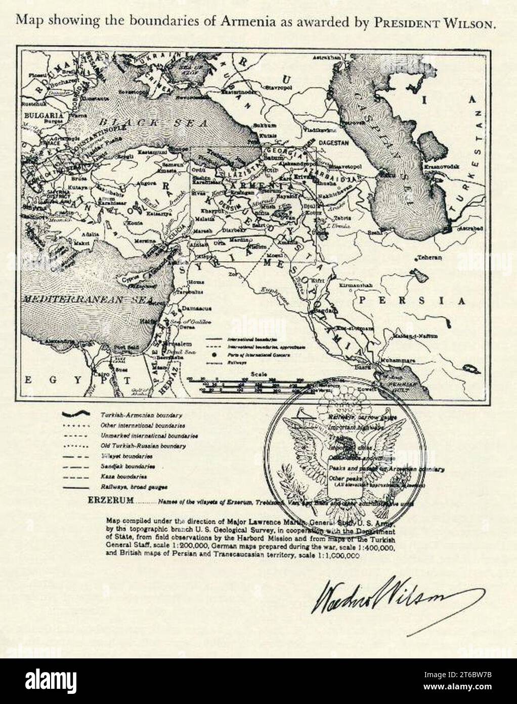 Wilson map hi-res stock photography and images - Alamy