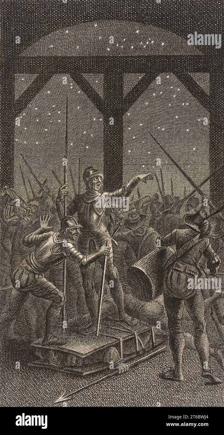 Plate XV from Life and Adventures of the Knight Don Quixote de la ...