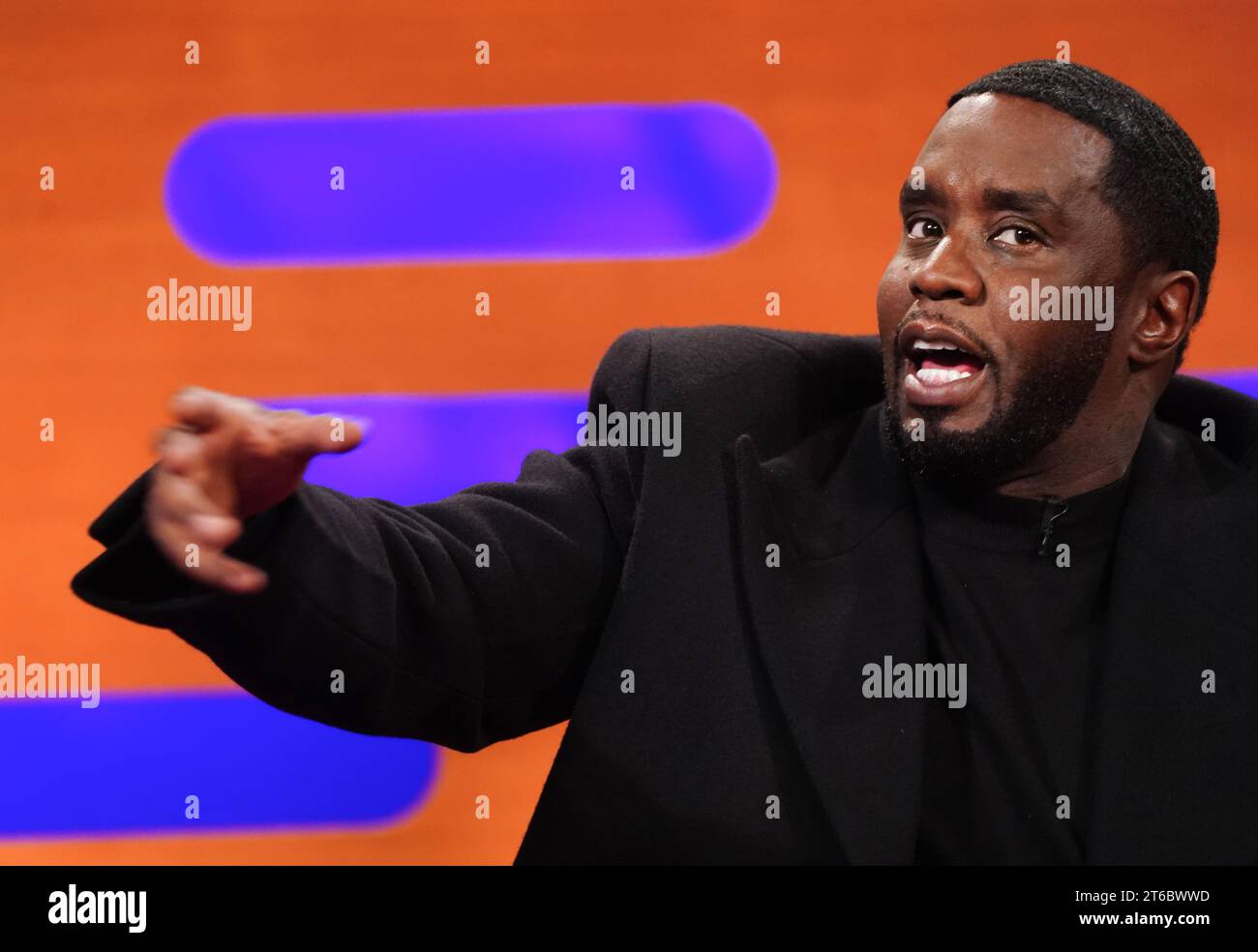 EDITORIAL USE ONLY Sean Diddy Combs during filming for the Graham ...