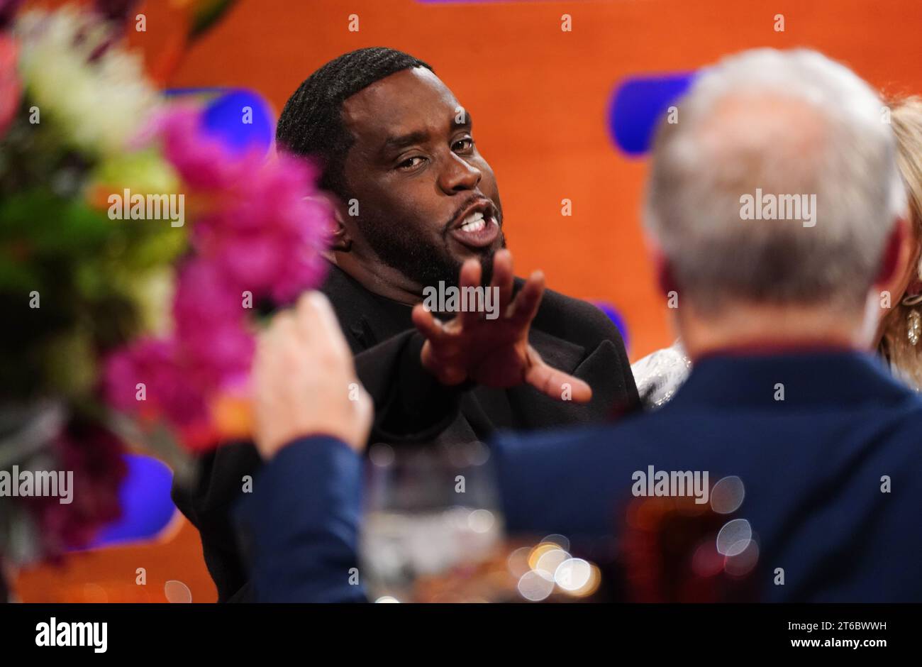 EDITORIAL USE ONLY Sean Diddy Combs during filming for the Graham ...