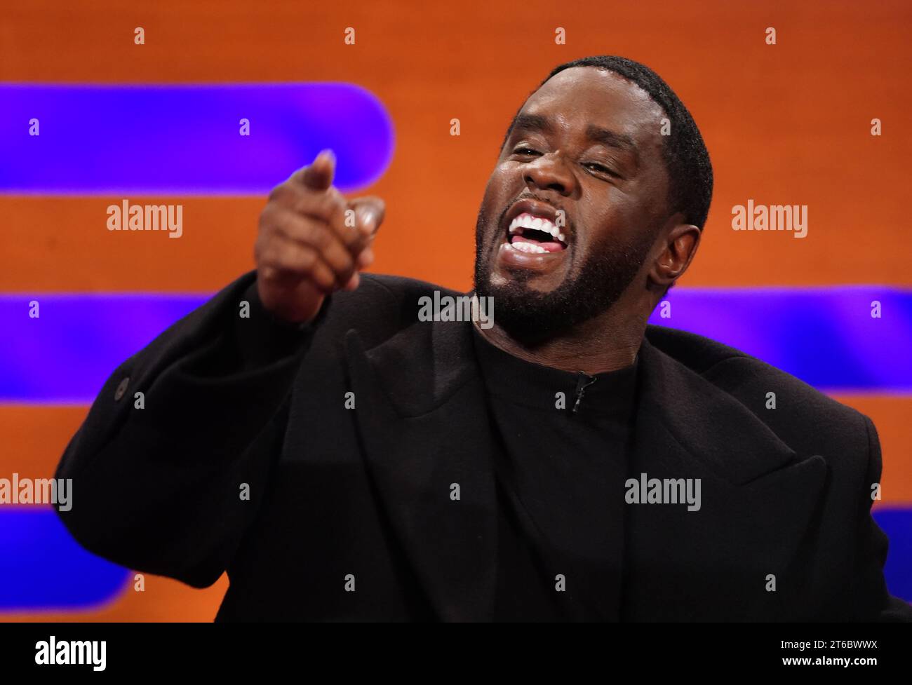EDITORIAL USE ONLY Sean Diddy Combs during filming for the Graham ...