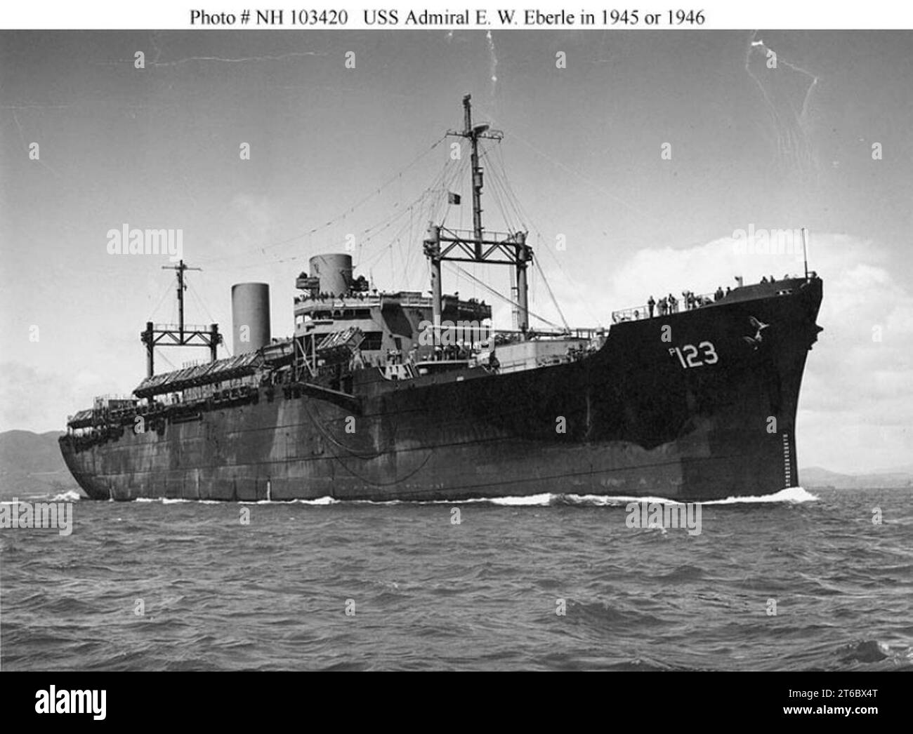 USS Admiral E.W.Eberle (AP-123 Stock Photo - Alamy