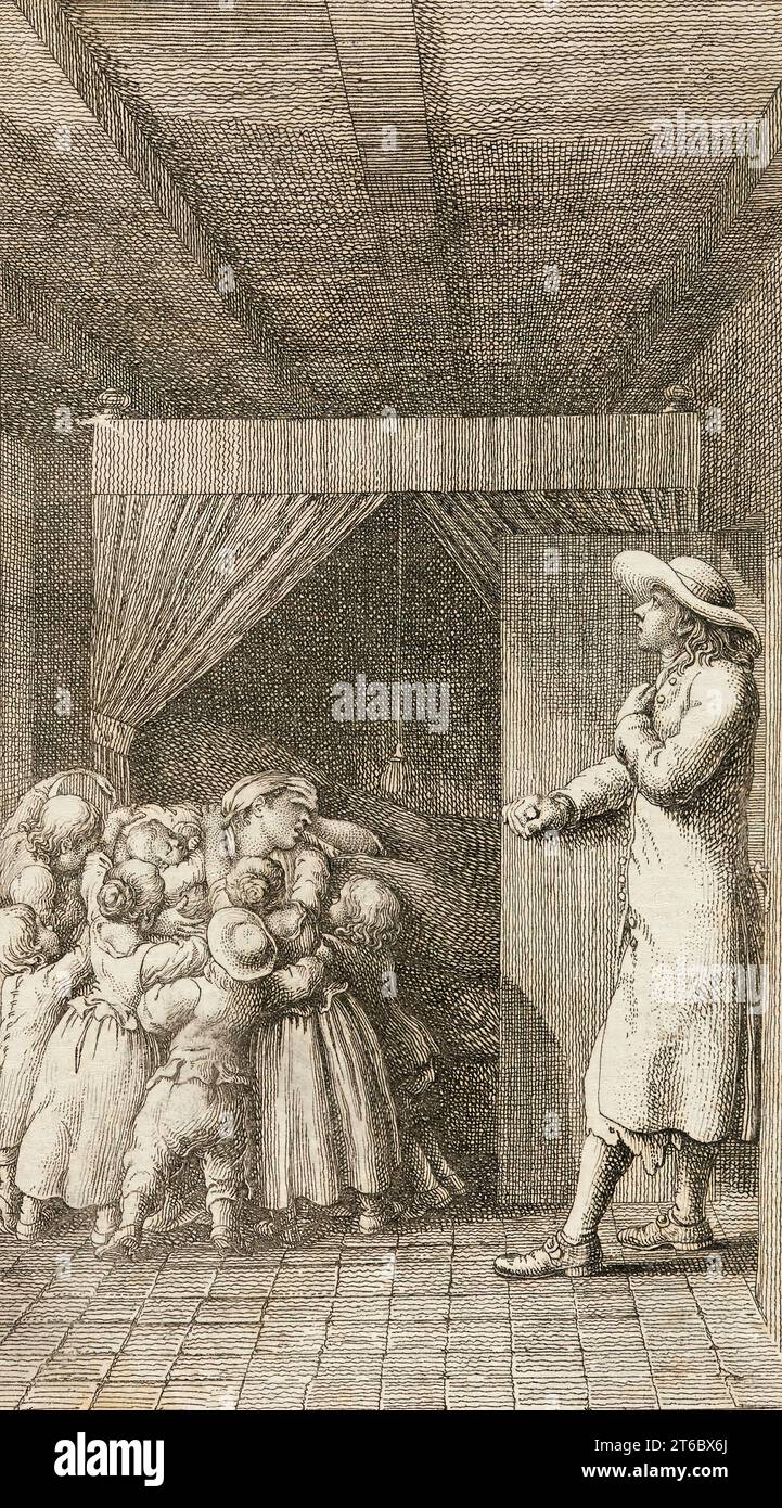 Illustration for Henry Pestalozzi's 'Leonard and Gertrude or the ...