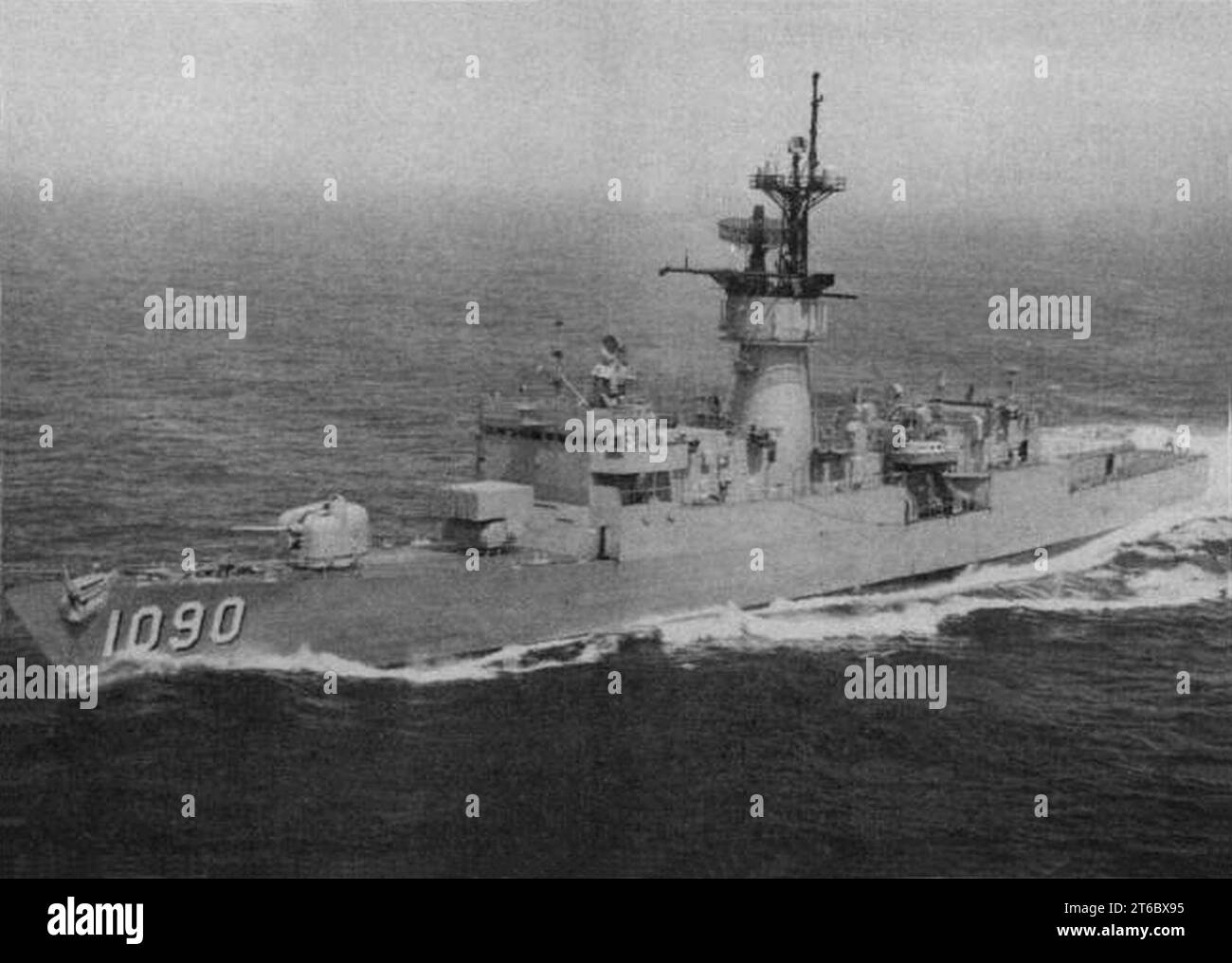 USS Ainsworth (DE-1090) in Chesapeake Bay in 1973 Stock Photo - Alamy