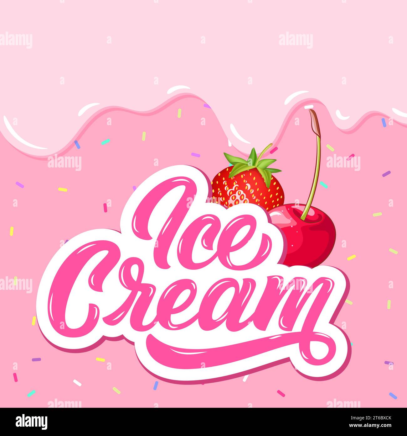 Ice written Stock Vector Images - Alamy