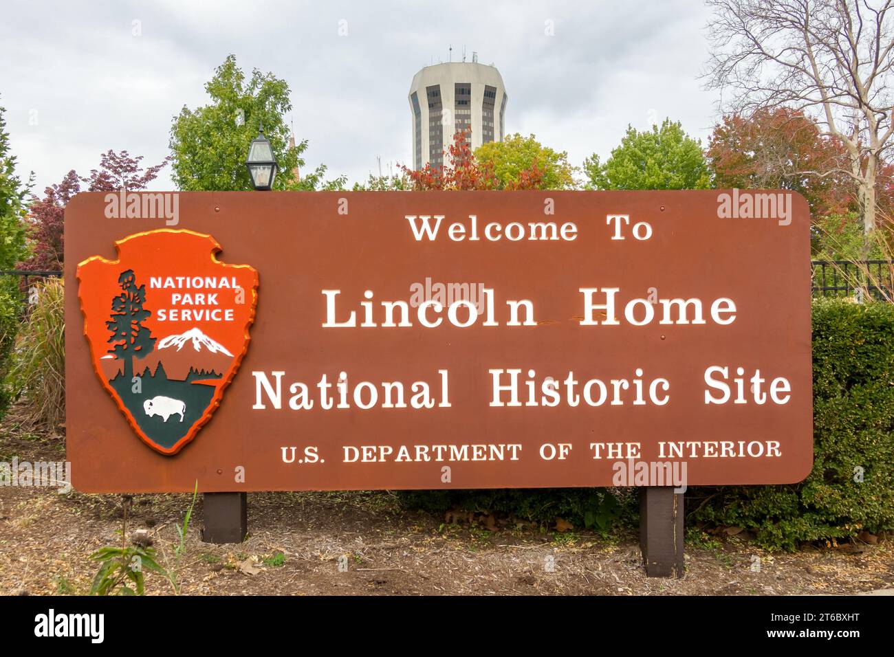 SPRINGFIELD, IL, USA - OCTOBER 18, 2023: Lincoln Home National Historic ...