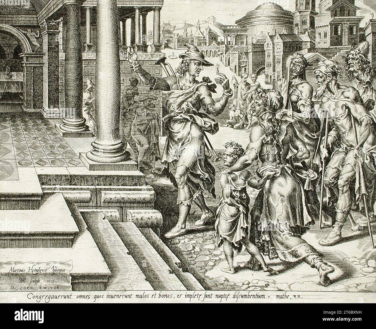 The Servant Inviting the Sick and the Poor to the Banquet, 1559. From ...