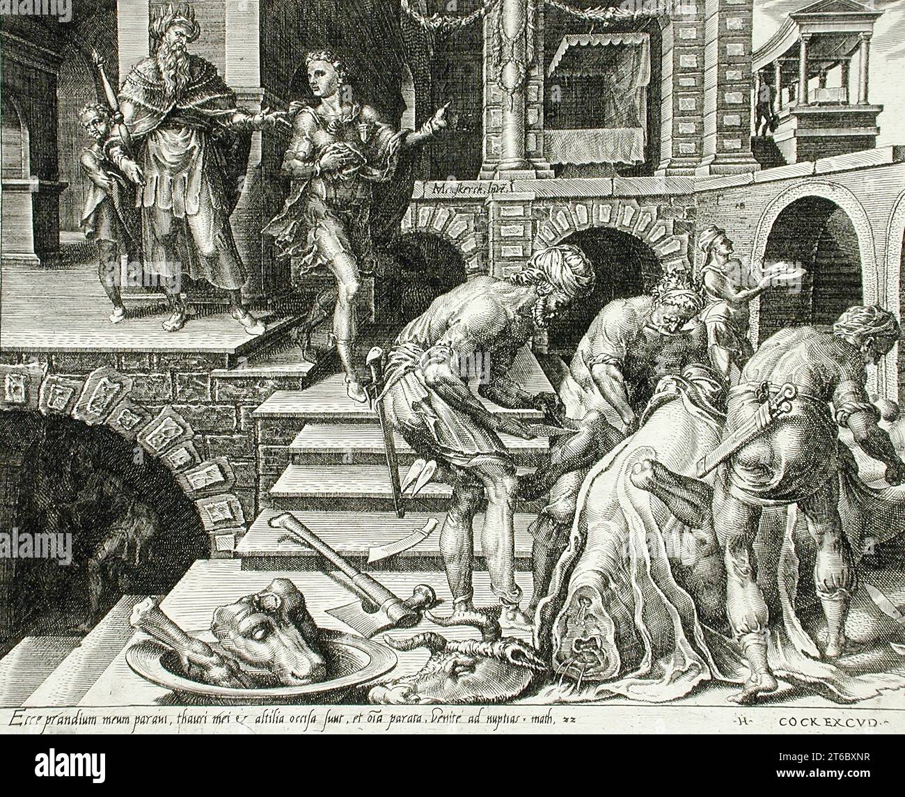 The Preparation of the Banquet and the King Sending out His Servants to ...