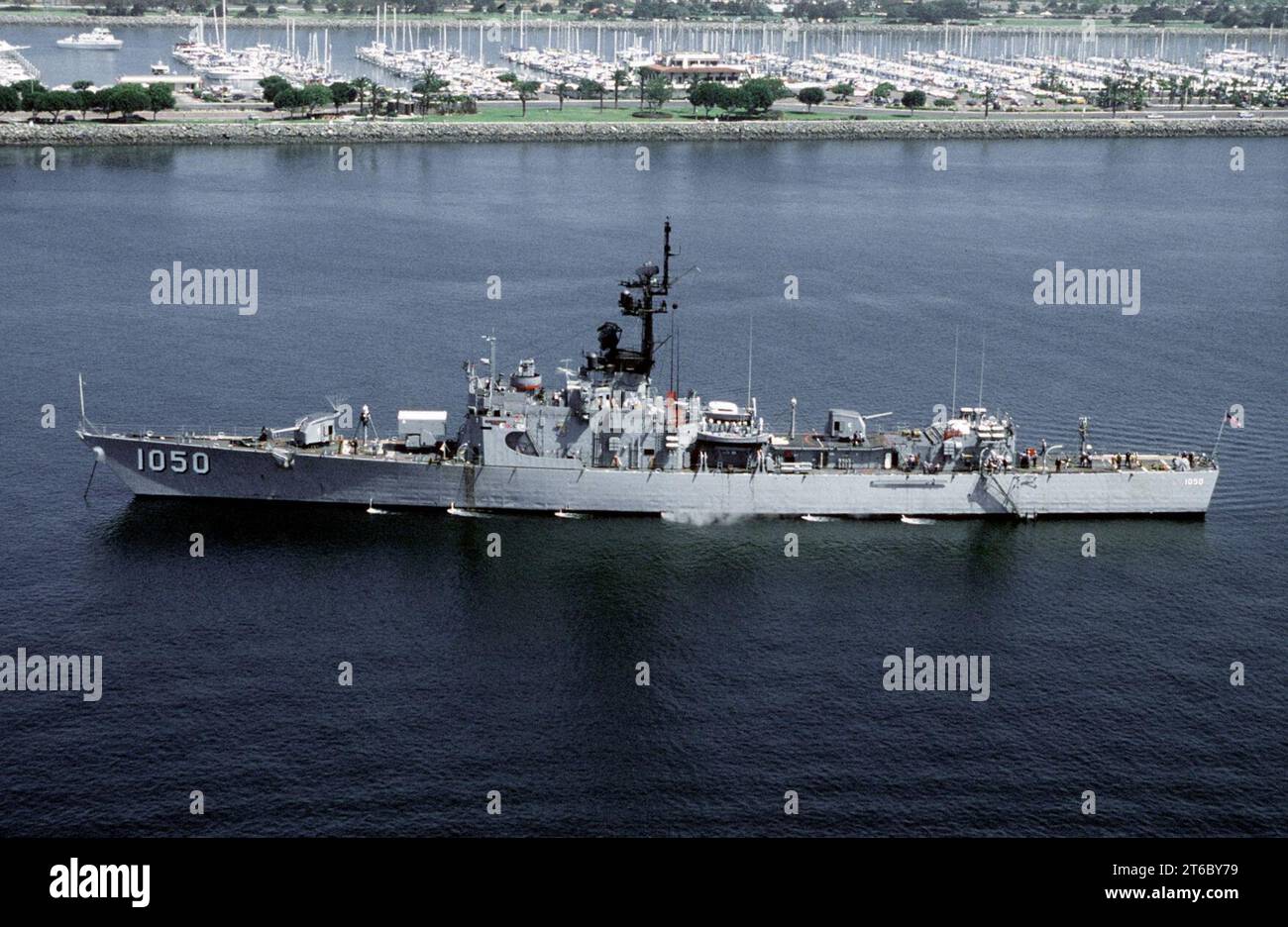 USS Albert David (FF-1050) at San Diego in 1984 Stock Photo - Alamy