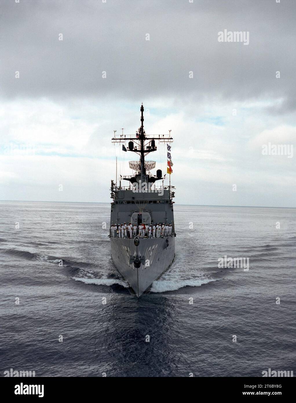 USS Albert David (FF-1050) bow view Stock Photo - Alamy