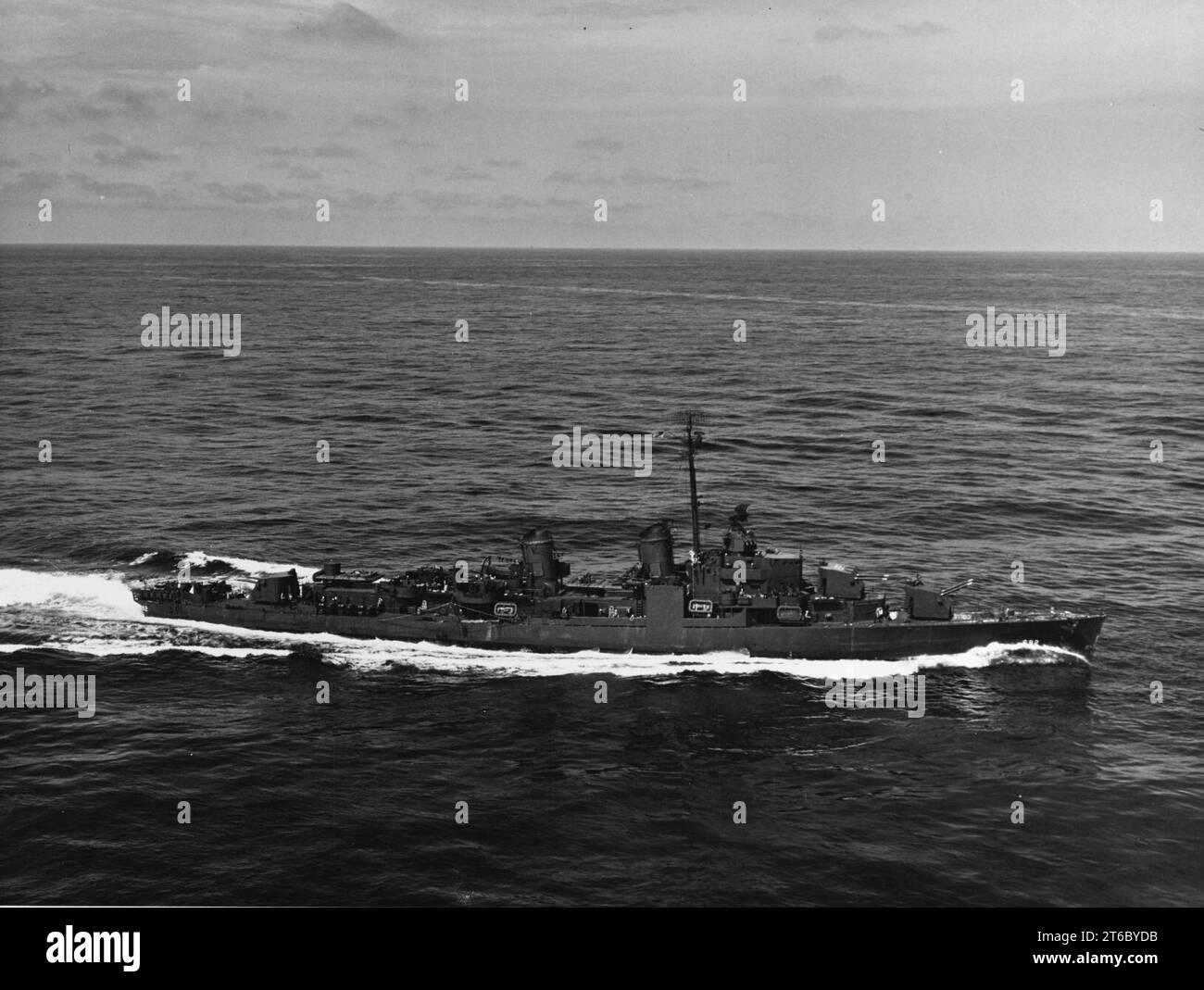 USS Allen M. Sumner (DD-692) underway in the Atlantic Ocean on 26 March ...