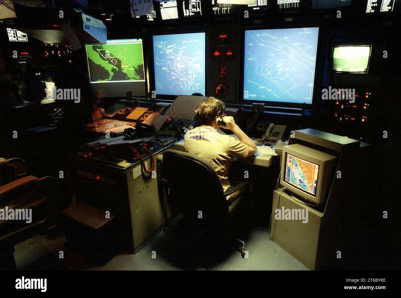 USS America (CV-66) Combat Direction Center Stock Photo - Alamy