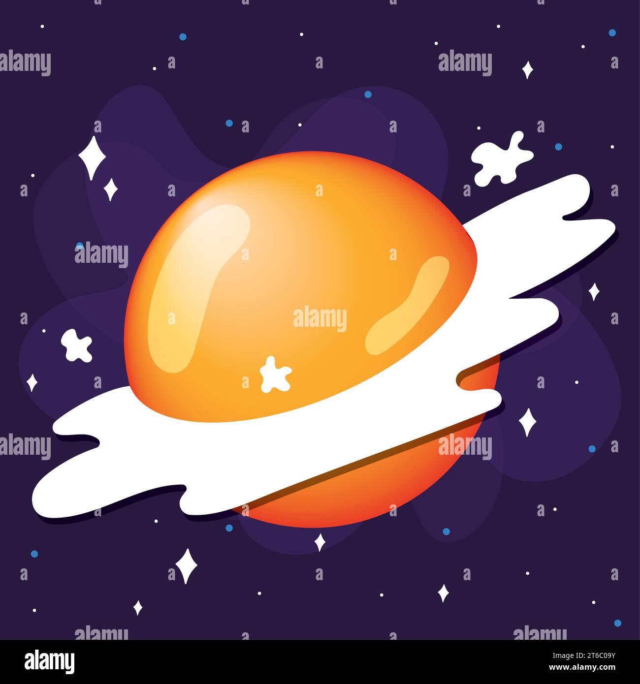Isolated abstract plantet Cosmic star Vector Stock Vector Image & Art ...