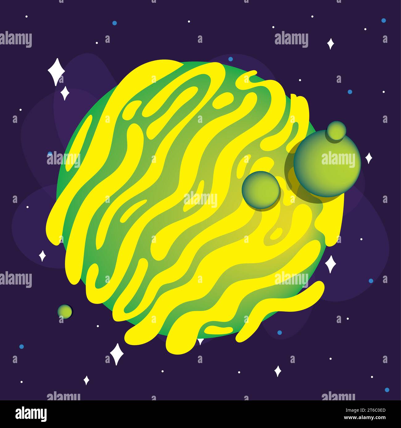 Isolated abstract plantet Cosmic star Vector Stock Vector Image & Art ...